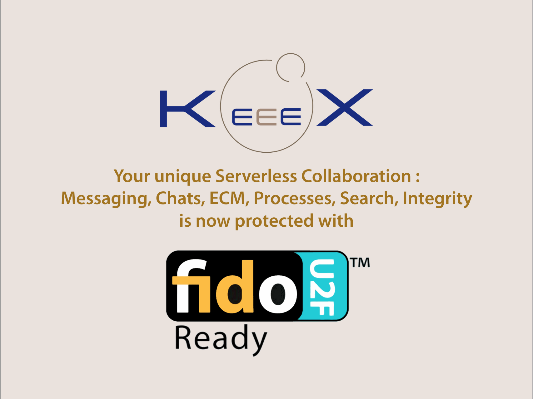 KeeeX Now Supports FIDO U2F authentication - KeeeX - Universal Probative Value